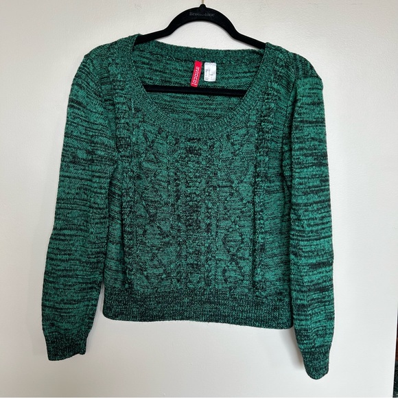 H&M | Sweaters | Hm Emerald Green Sweater | Poshmark